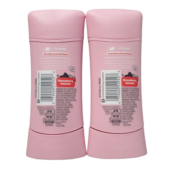 Dove x Crumble | Other | 2 Dove X Crumbl Strawberry Crumb Cake ...